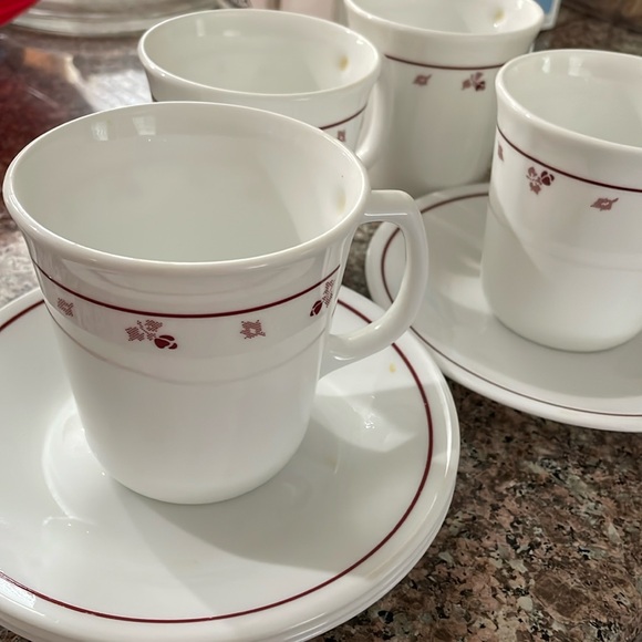 Corelle | Dining | Corelle Corning Usa Classic Pink Floral Coffee Or ...